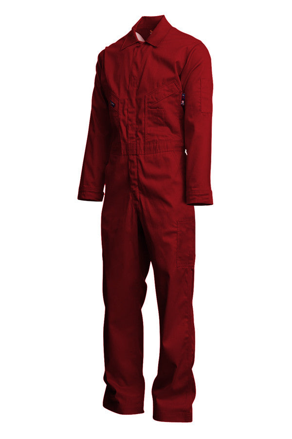 FR Deluxe Coverall | 7oz. 100% Cotton | Red – www.lapco.com