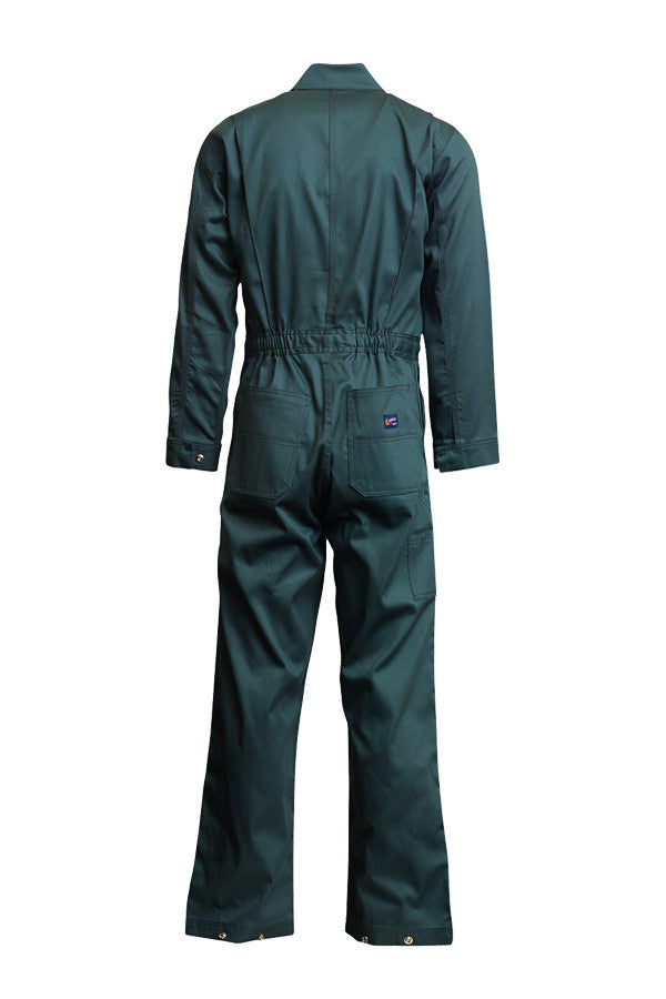 FR Deluxe Coverall | 7oz. 100% Cotton | Spruce Green – LAPCO FR