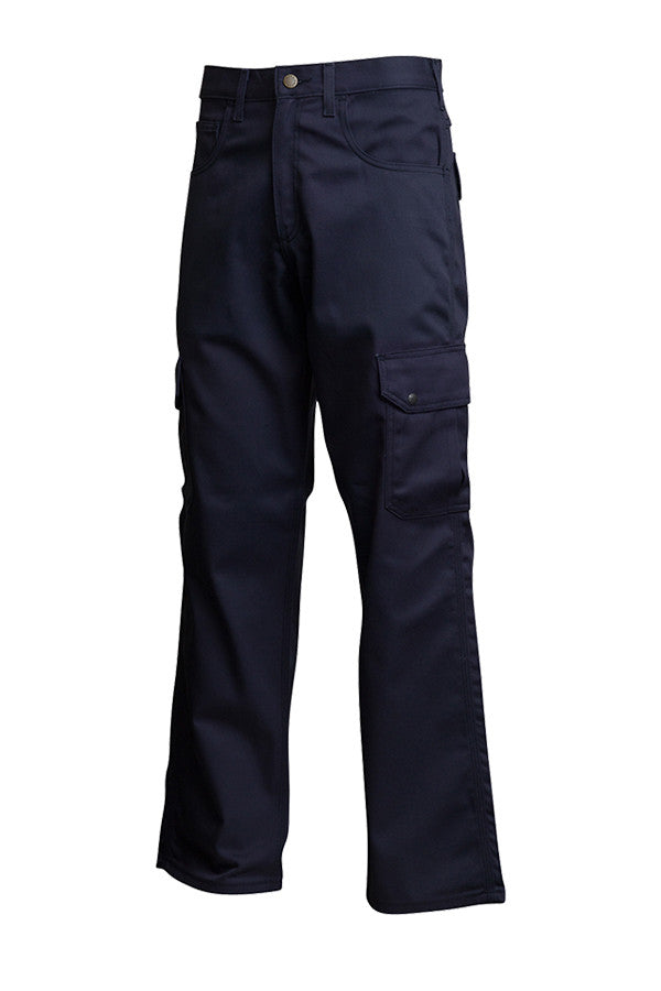 FR Cargo Pants | 46-60 Waist | 9oz. 100% Cotton | Navy – www.lapco.com